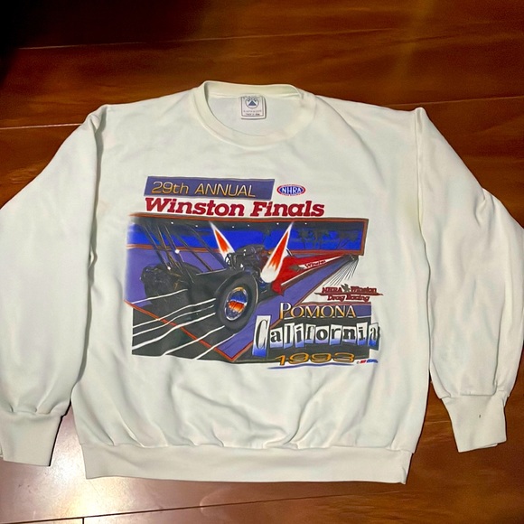 Delta | Sweaters | Vintage Large Drag Race Crewneck | Poshmark